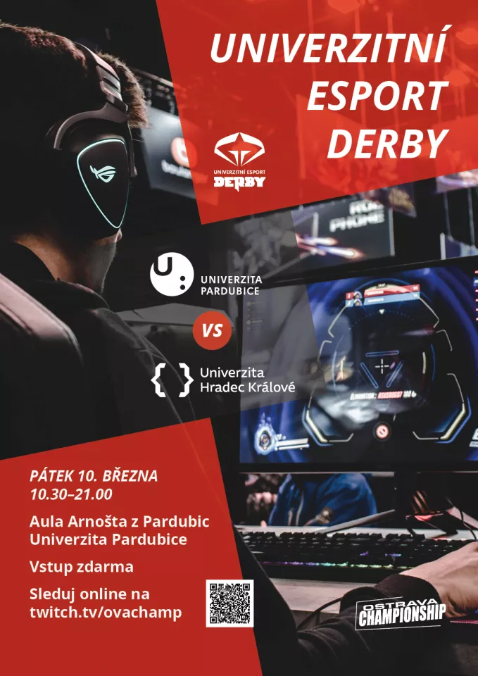 Univerzitní esport derby| UPCE vs. UHK 2023 | Univerzita Pardubice